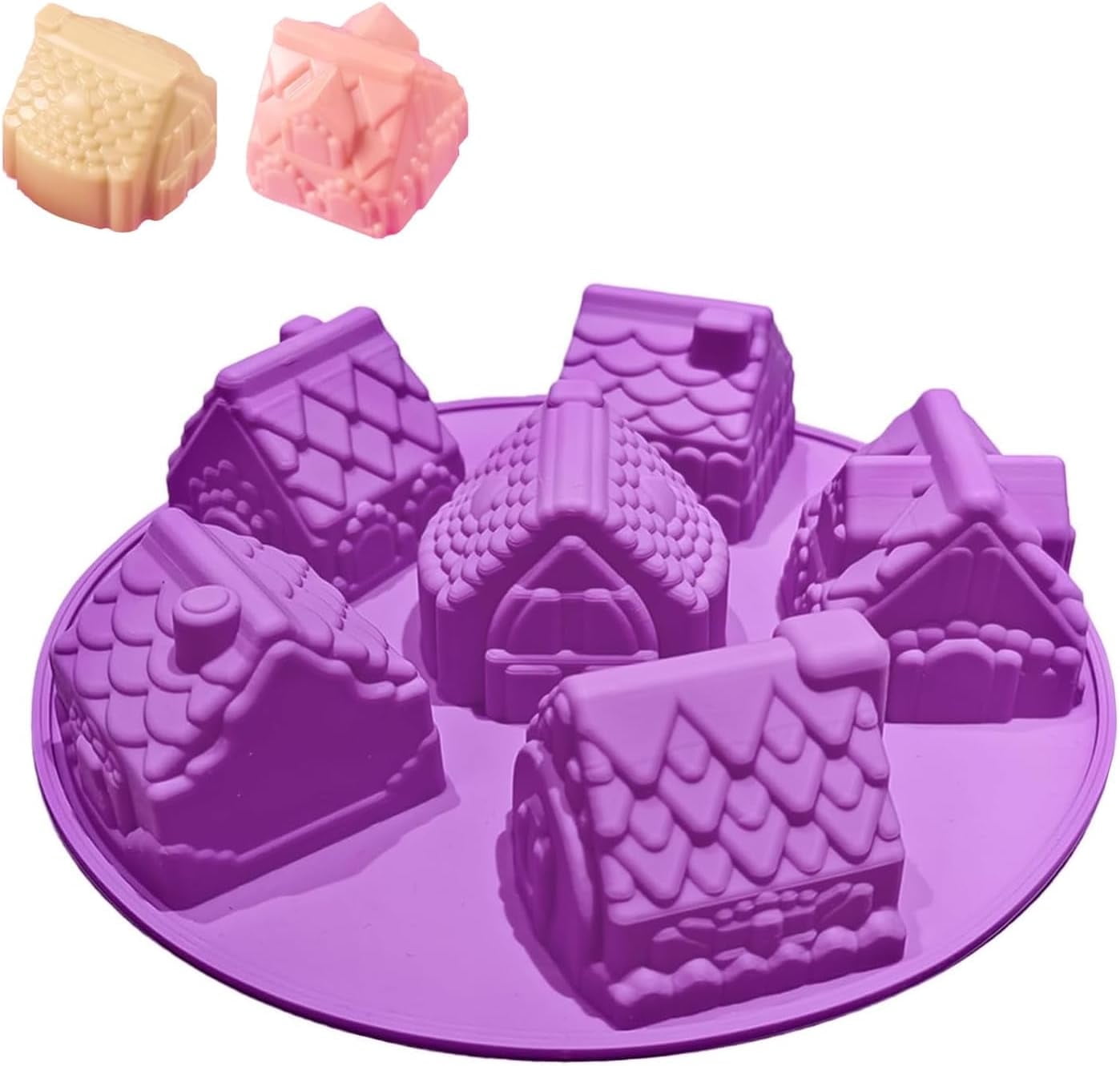 Christmas Gingerbread House Silicone Molds, Chocolate Molds Chocolate ...
