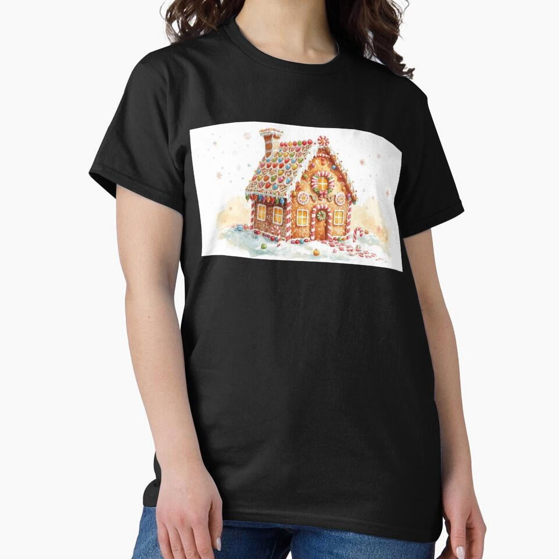 Christmas Gingerbread House With Colorful Candies With A Sweet H15183 T ...