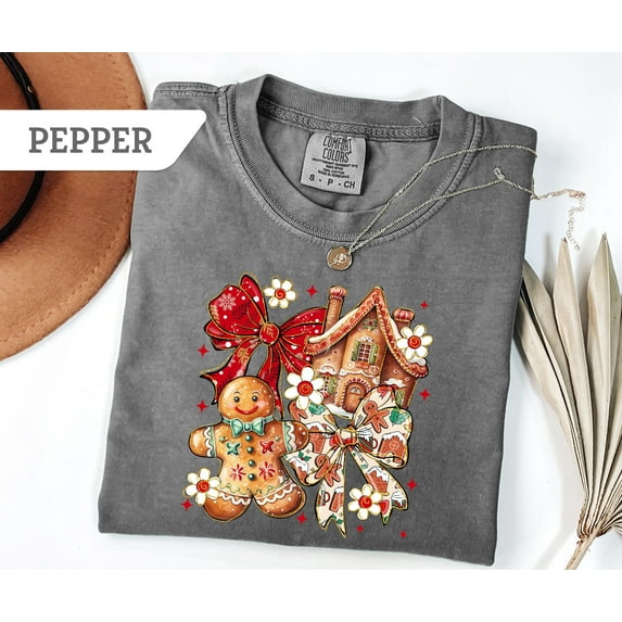 Christmas Gingerbread Lover Shirt, Gingerbread Coquette Shirt ...