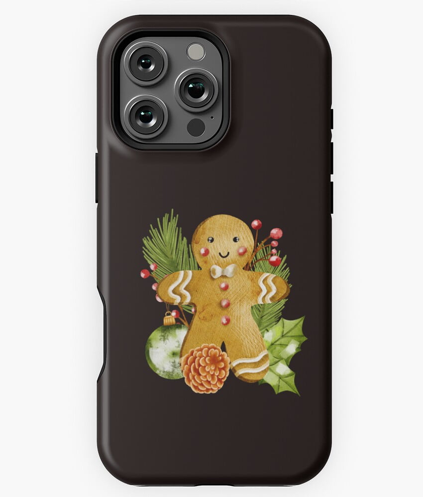 Christmas Gingerbread Man Holiday Cookie M06080 Phone case for iPhone ...