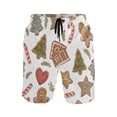 Christmas Gingerbread Man Mens Swim Trunks Quick Dry Board Shorts ...