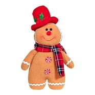 GuassLee Mini Pack of 12pcs 3 inch Tall Gingerbread Man Ornaments ...