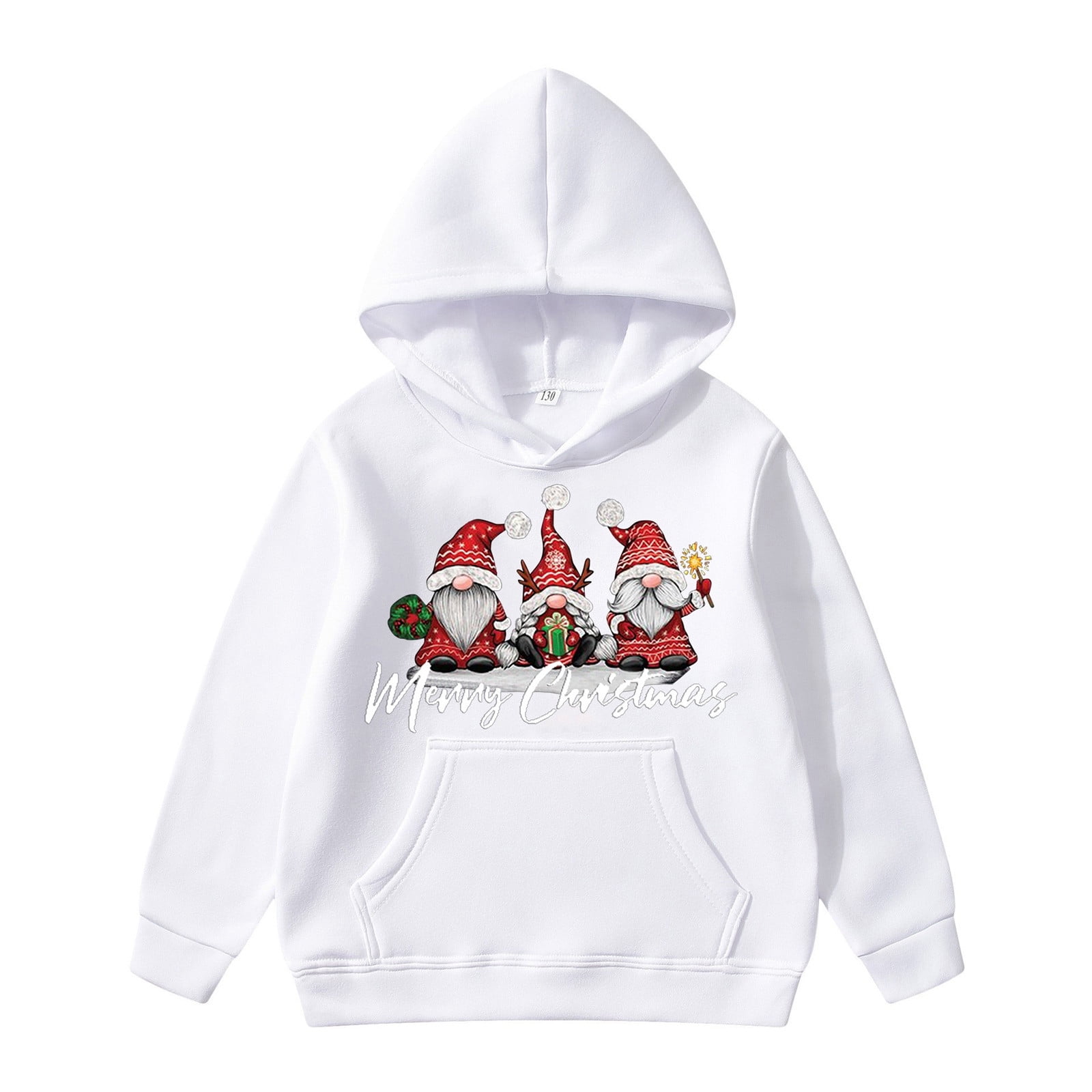 Christmas Girls Hoodies Children's Boys Cute Graphic Hooded Sweatshirt ...