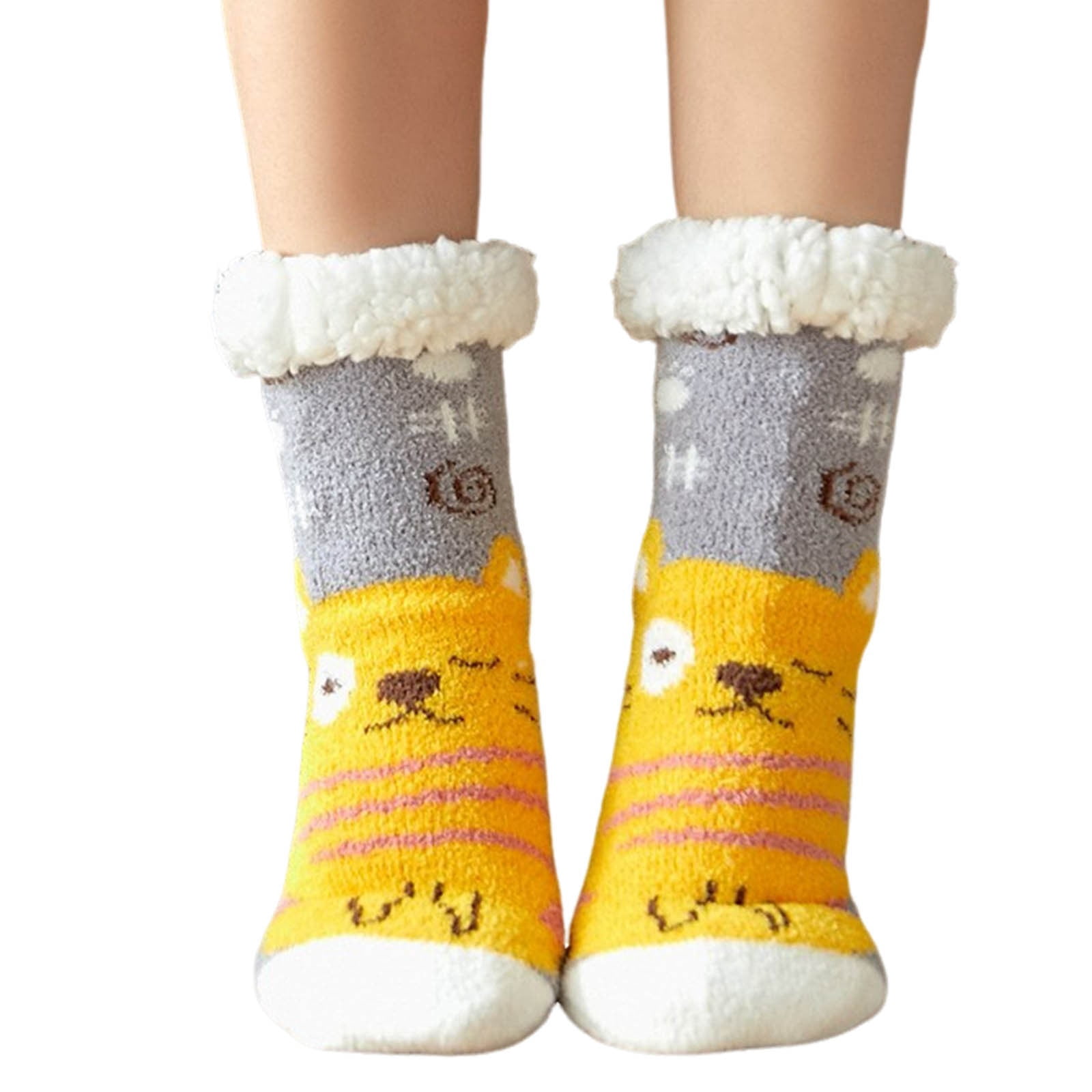 Christmas Girls' Socks, Winter Foot Warmer Baby Girl Sleeping On Bed ...