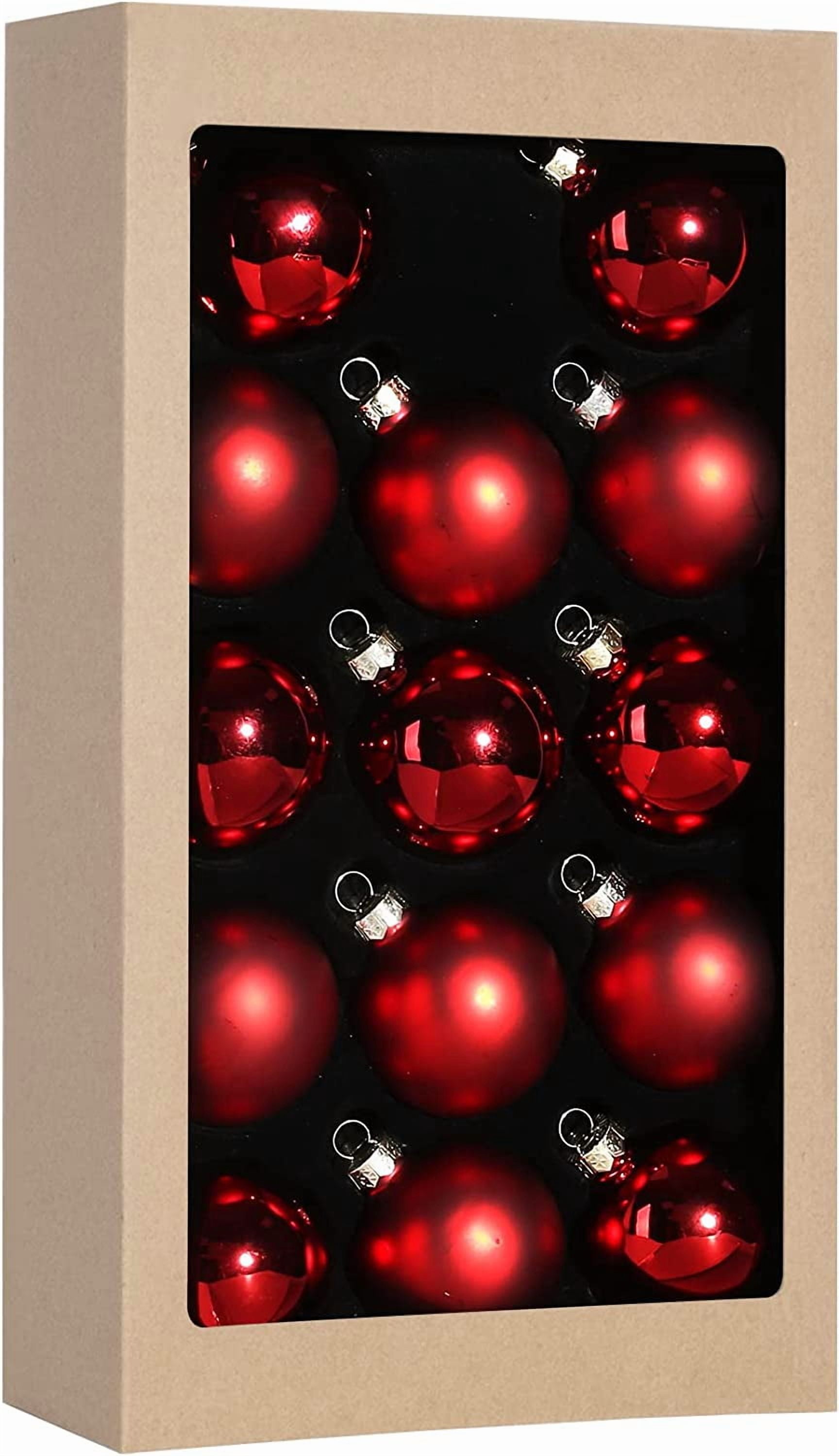 Christmas Glass Balls Multi Colors Included with Loop Set Festival Home ...