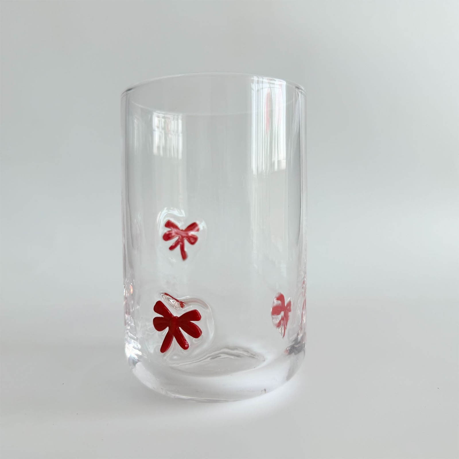 Christmas Glass Cup Stained Glass Pattern Holiday Party Drinkware ...