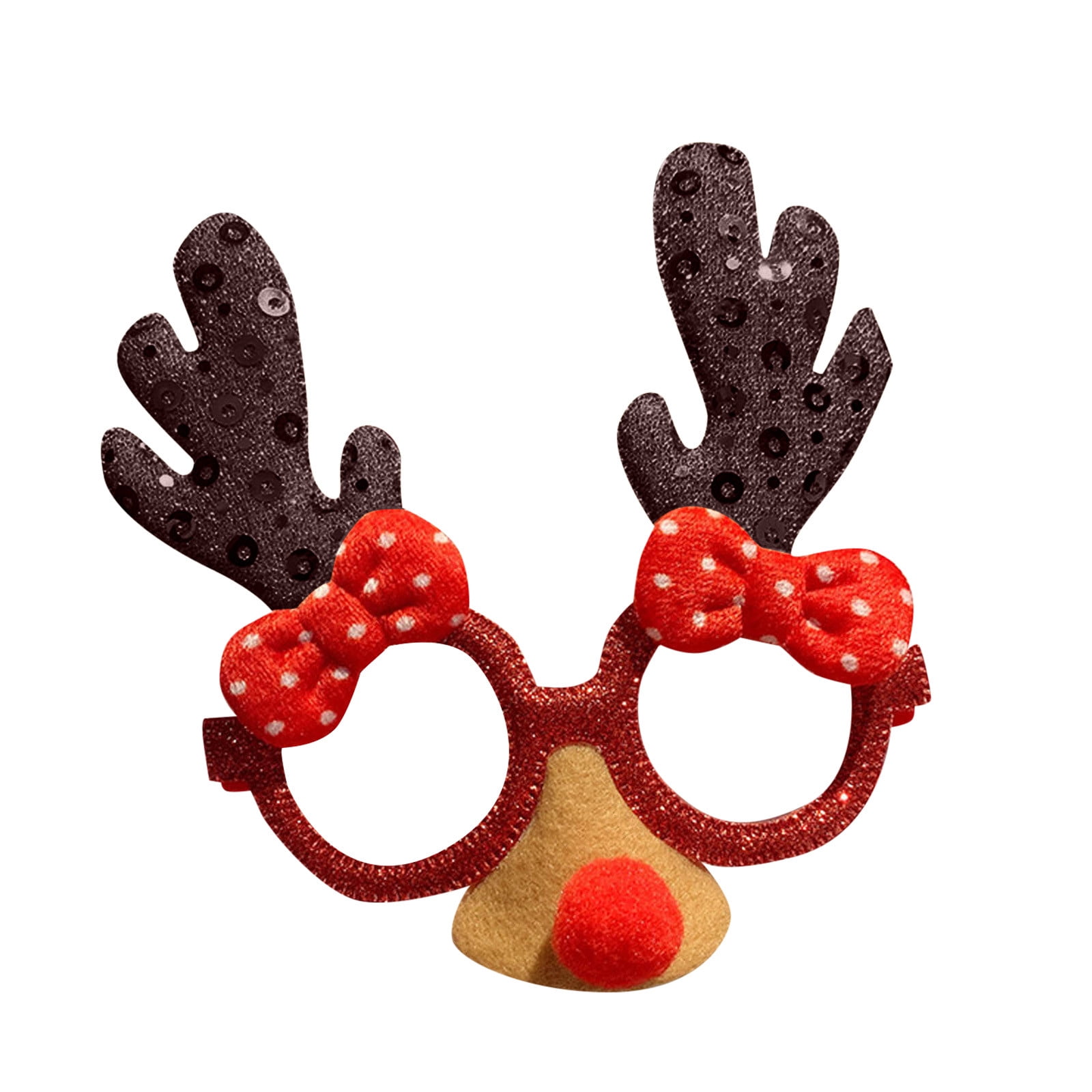 Christmas Glasses Props Attractive Exquisite Workmanship Decoration ...