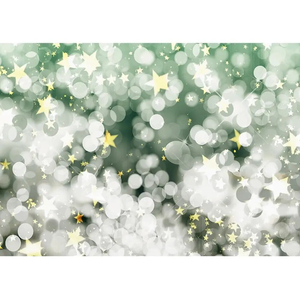 Christmas Glitter Stars Polka Dot Vinyl Photography Background r ...