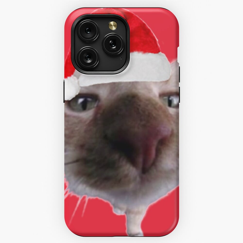 Christmas Gloop Cat Funny Meme Holiday iPhone Case 17 through 11 Pro ...