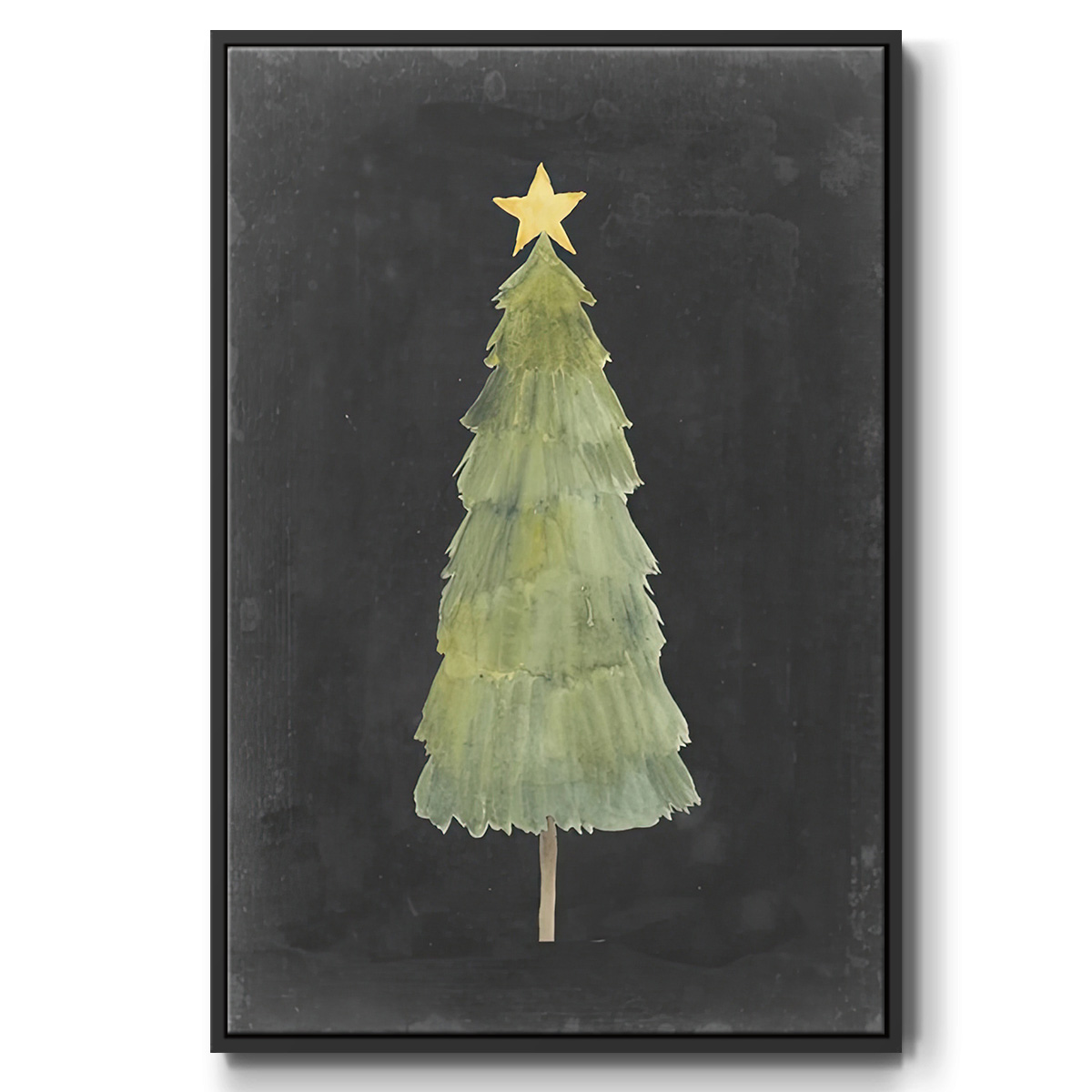 Christmas Glow Collection F - Framed Gallery Wrapped Holiday Canvas ...