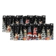Christmas Gnome 2 Panels Kitchen Valance, Squirrel Cat Xmas Tree ...