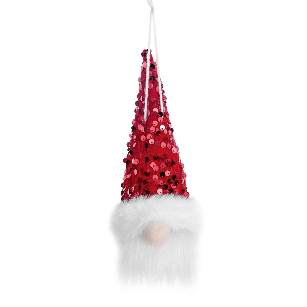 Christmas Gnome Decorations with LED Light - Light Up Sequin Gnomes ...