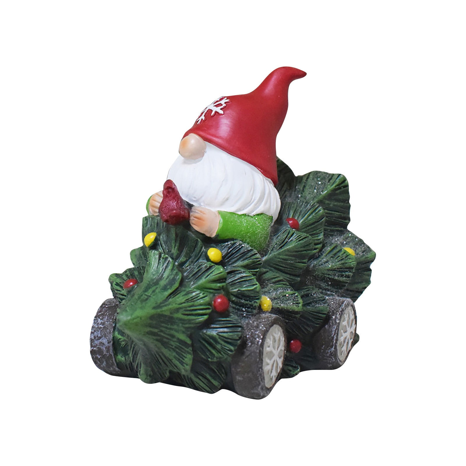 Christmas Gnome Figurine Set - 4 Pack Resin Elf Garden Statues for ...