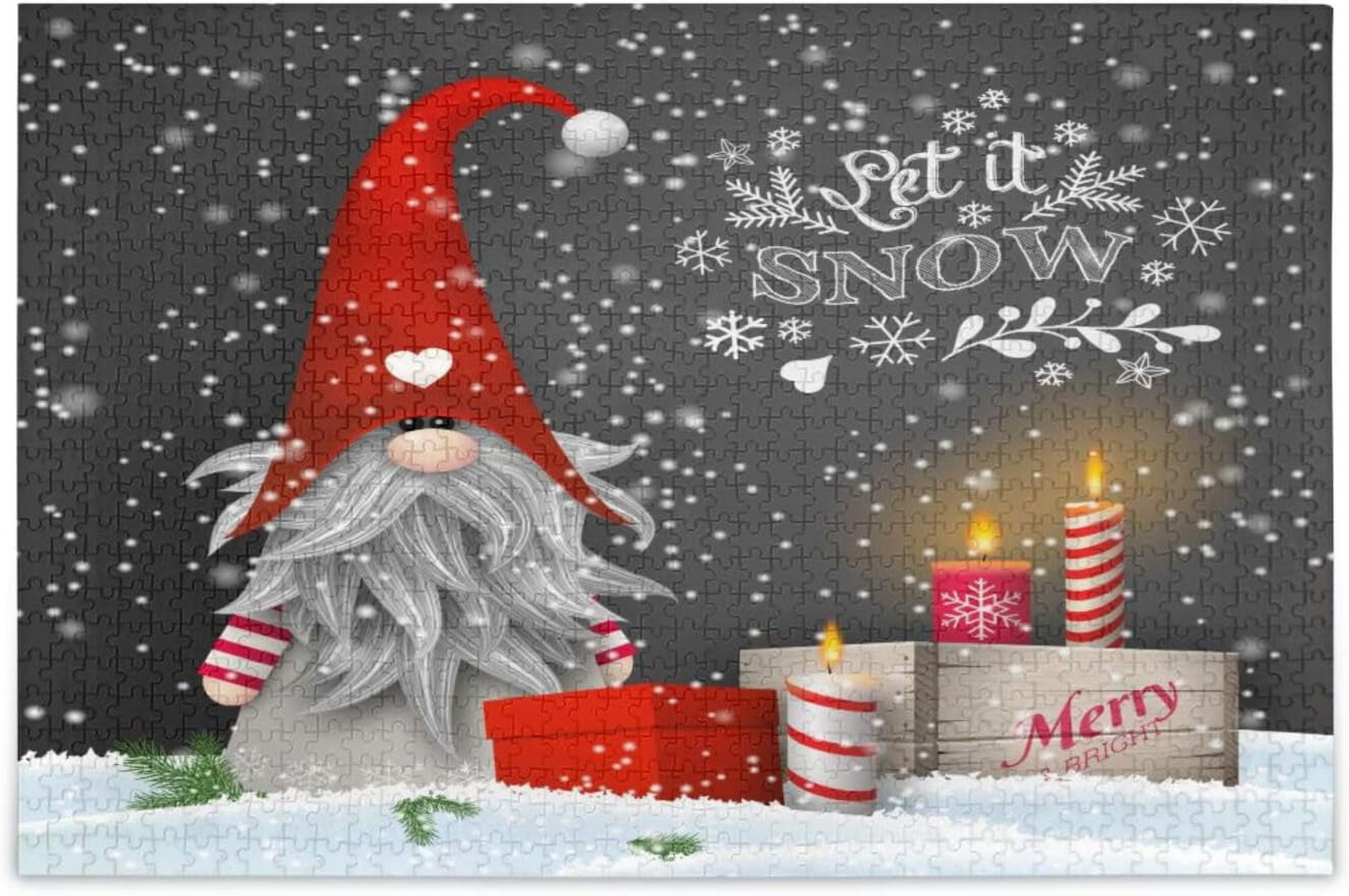 Christmas Gnome Puzzles for Adults 500 Pieces, Fun Puzzles for Teens ...
