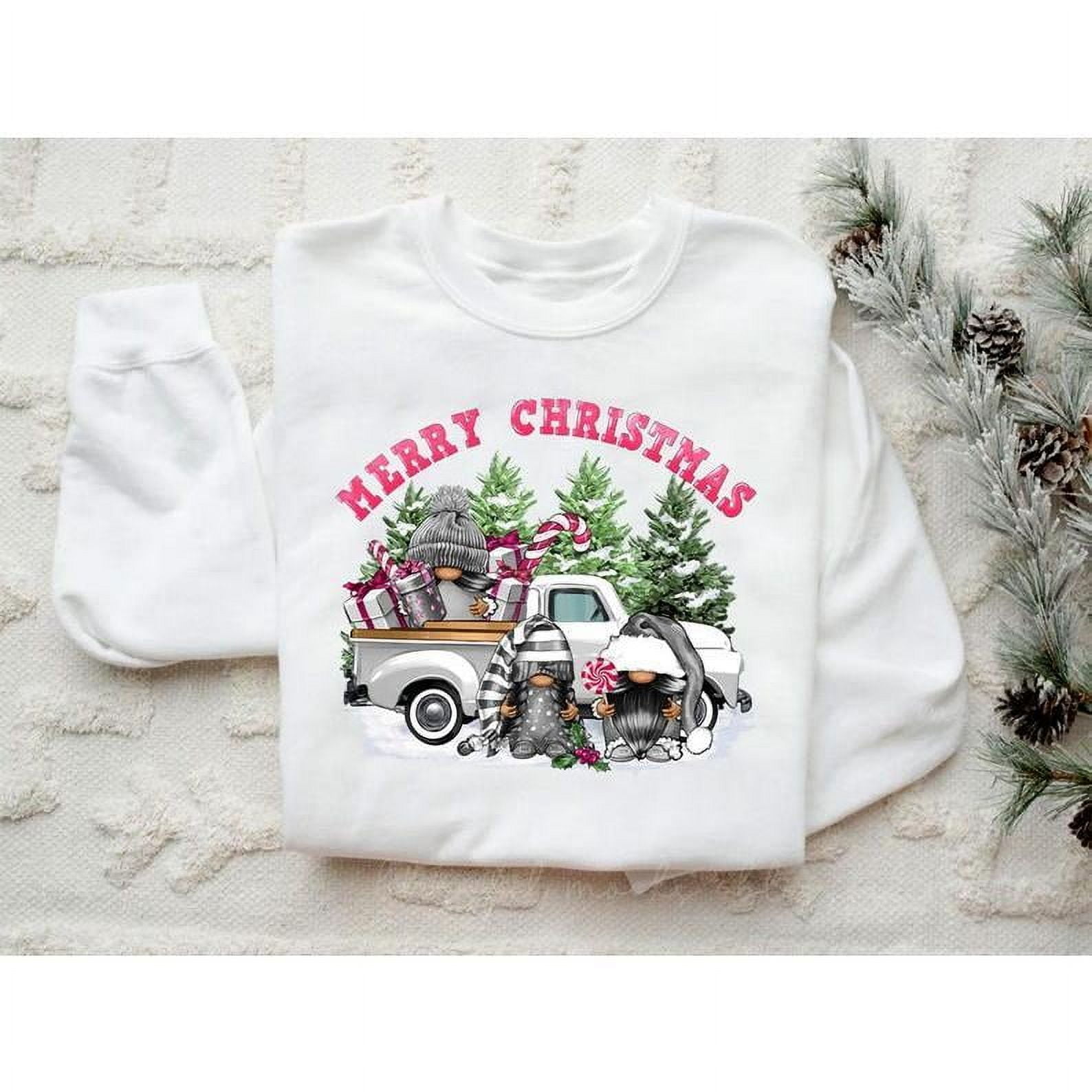 Christmas Gnomes . Merry Christmas Sweat. Buffalo Plaid Gnomes. Cute ...