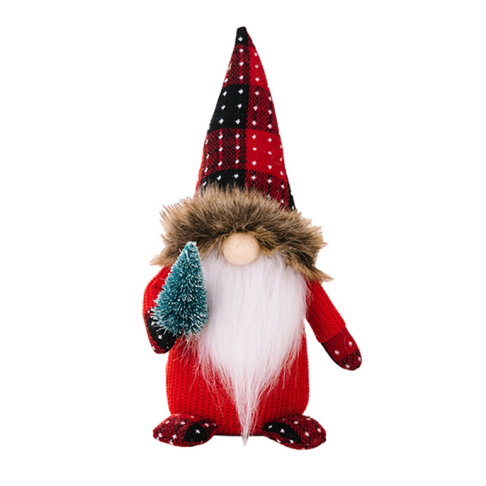 Christmas Gnomes Plush Decorations Handmade Swedish Tomte Knomes Plush ...