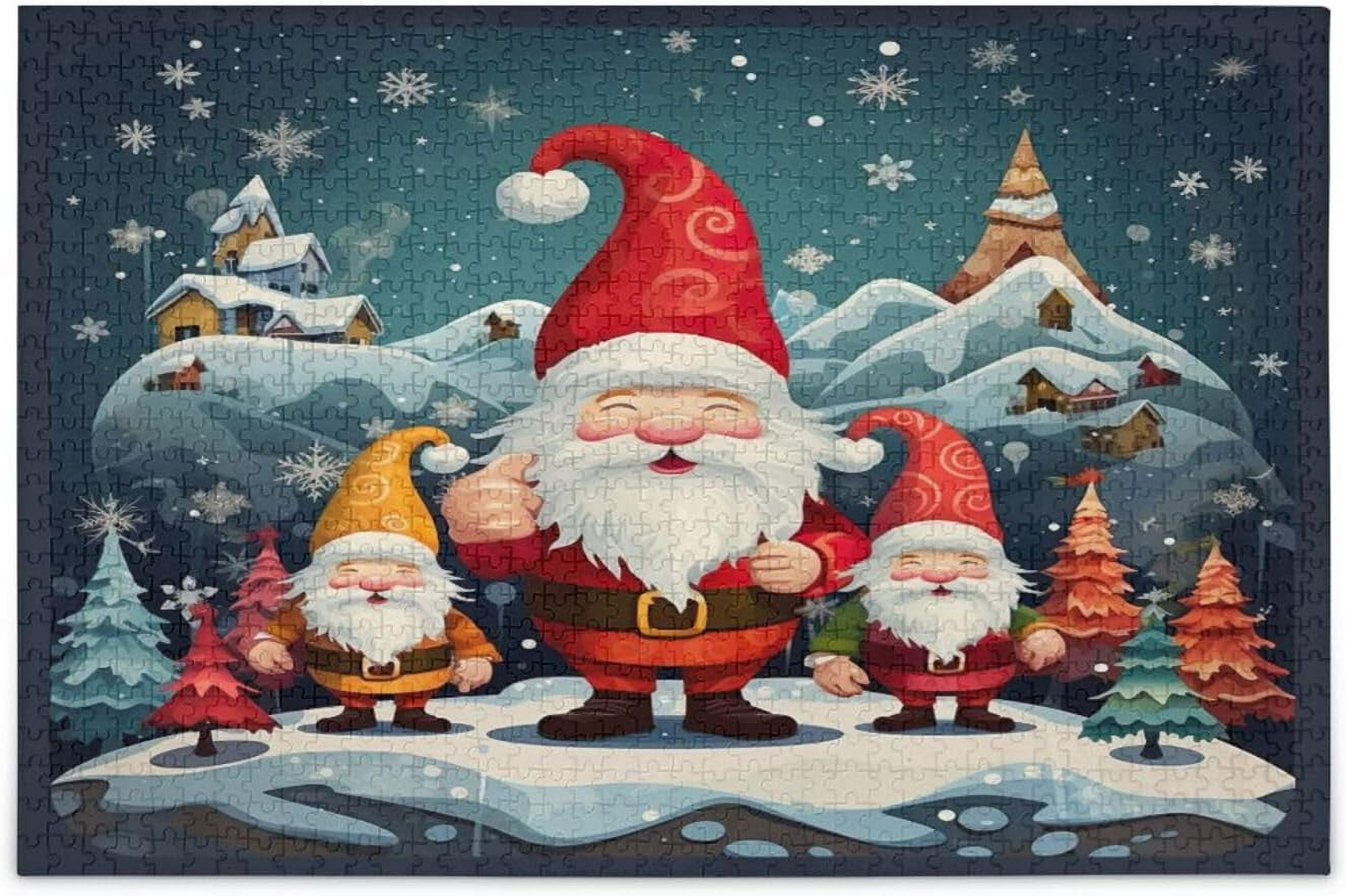 Christmas Gnomes Puzzles for Adults 500 Pieces, Fun Puzzles for Teens ...