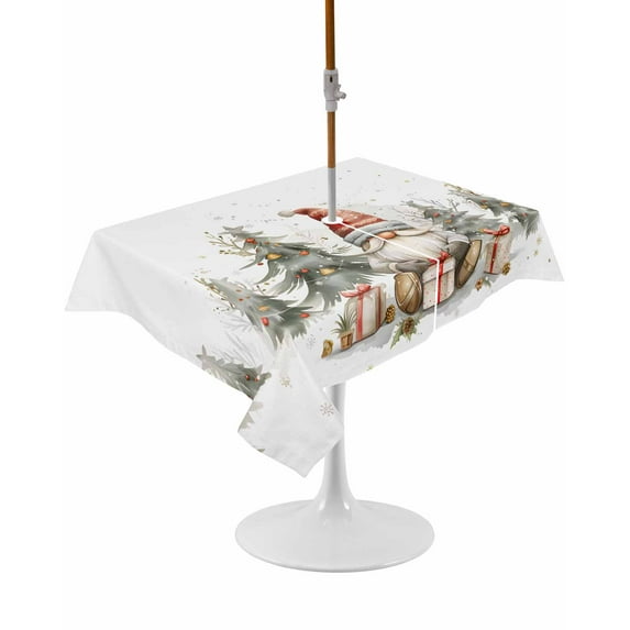 Christmas Gnomes Rectangle Outdoor Tablecloth, Waterproof Table Cloth ...