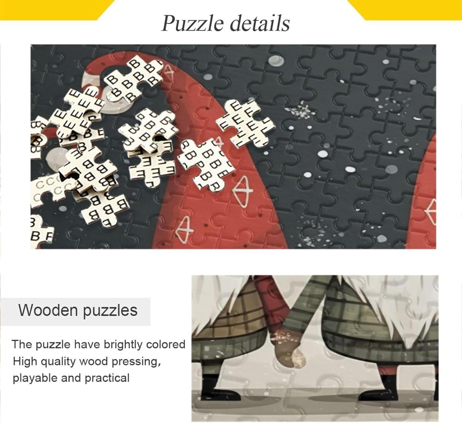 Christmas Gnomes Wooden Jigsaw Puzzles, Intellectual Entertainment ...