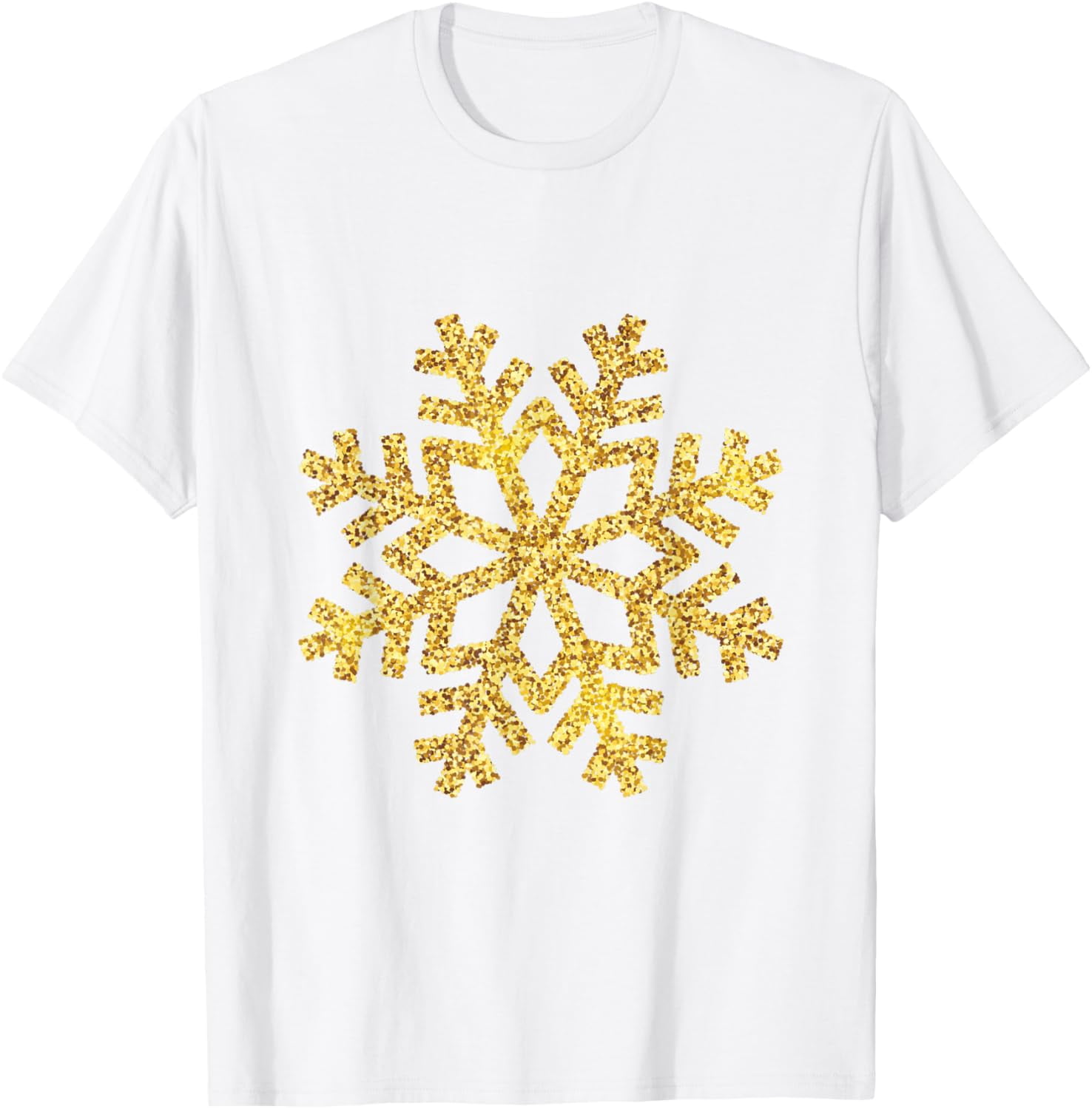 Christmas Gold Snowflake T-shirt Winter for mens womens kids T-ShirtMen ...