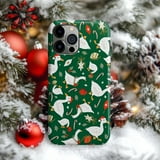 Christmas Goose Festive Holiday Phone Case with iPhone 17 to 11 Pro Max ...