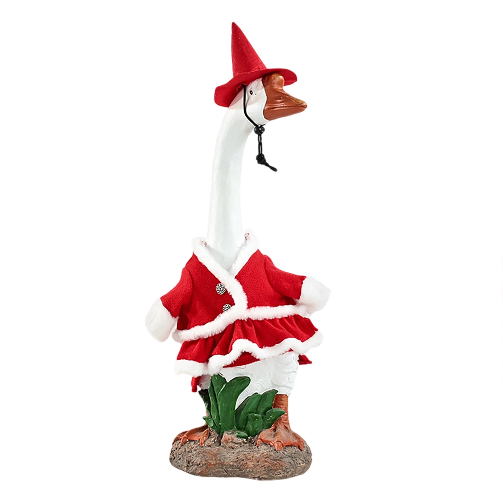 Christmas Goose Outfit Lawn Porch Clothes Goose Clothing Costume for 21 ...