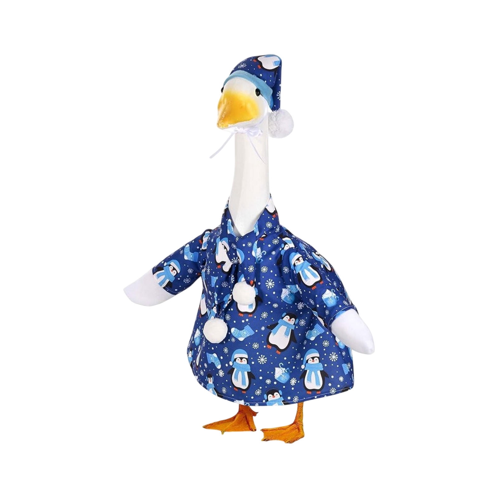 Christmas Gooses Outfits, 23-inch Goose Statue Clothes & Hat, Patio ...