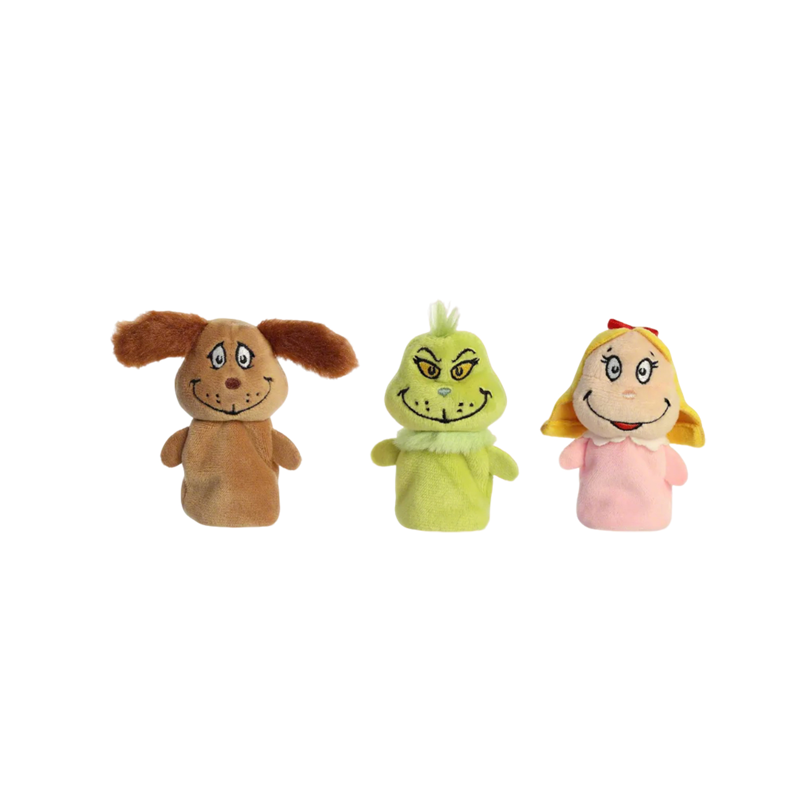 Christmas Green Monster Finger Puppets Set - Green Monster and Friends ...