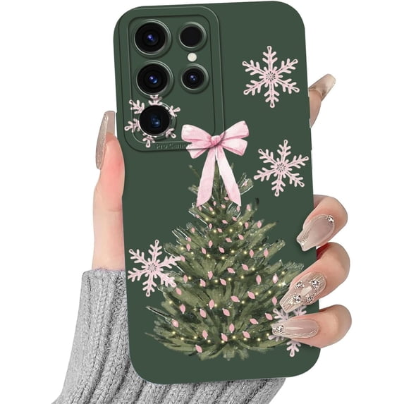 Christmas Green Print Phone Case for Samsung Galaxy A34 5G 6.5", with ...