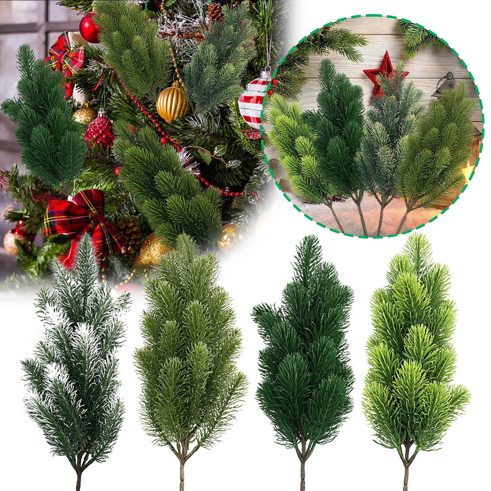 Christmas Greenery Stems Branches, Norfolk Pine Stems Branches ...