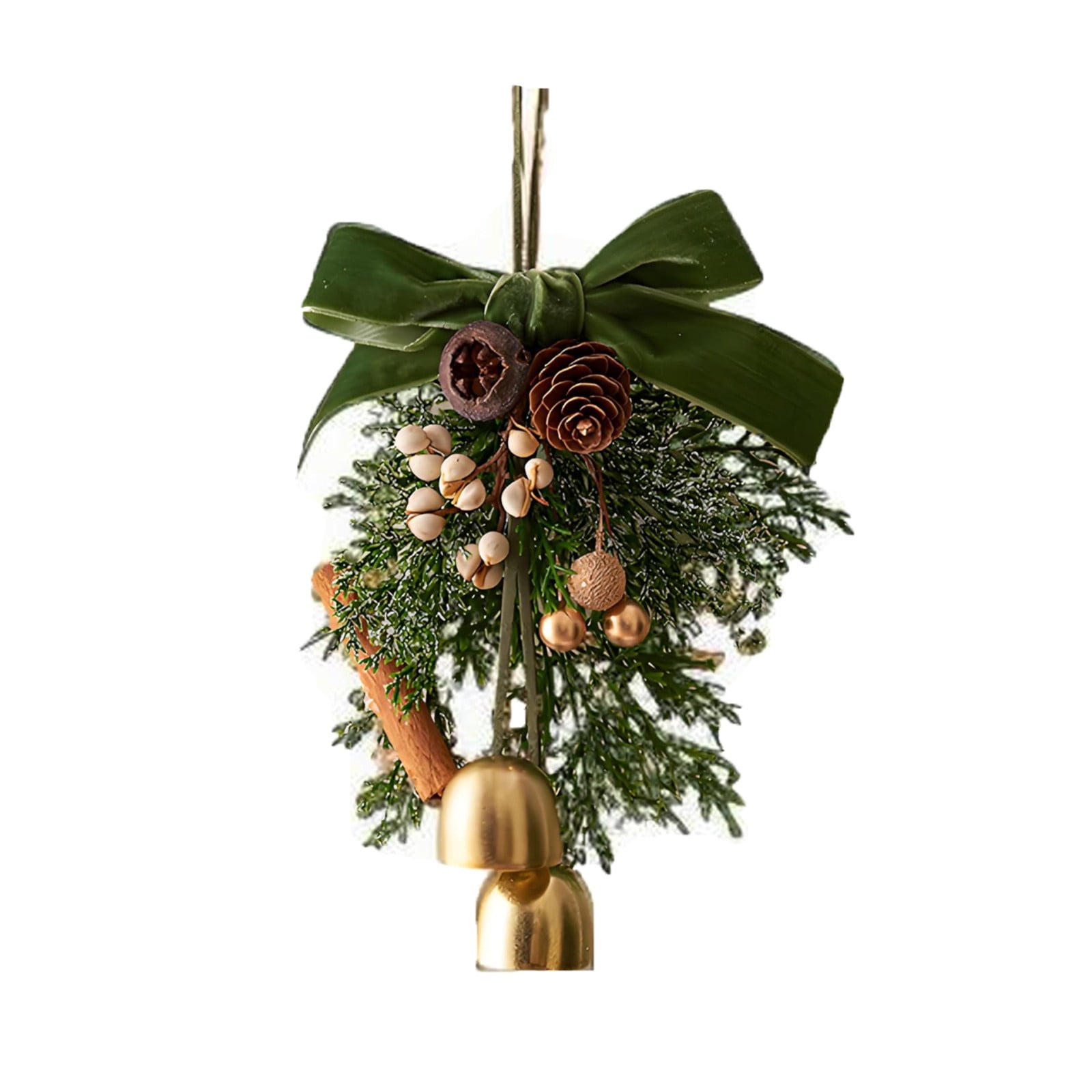 Christmas Greenery Teardrop Swags - Artificial Cedar Swag Wreath with ...