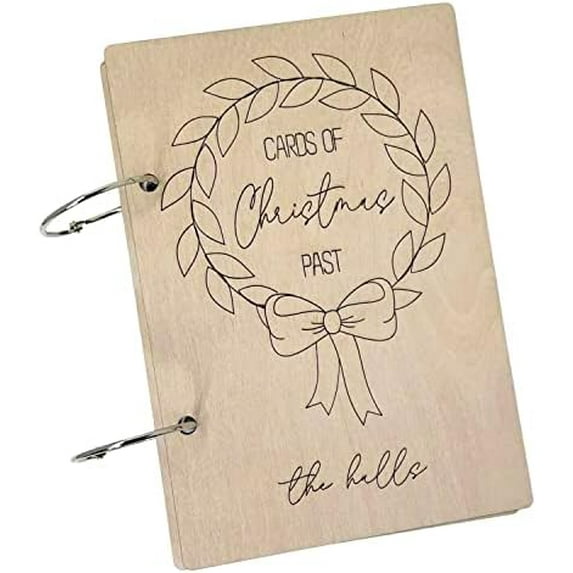 Christmas Greeting Card Keeper Binder, Card Holder for Christmas Cards ...
