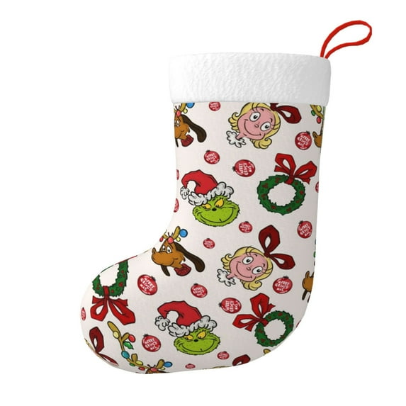 Christmas Grinch And Max Christmas Stocking 18 Inch,Christmas Grinch ...