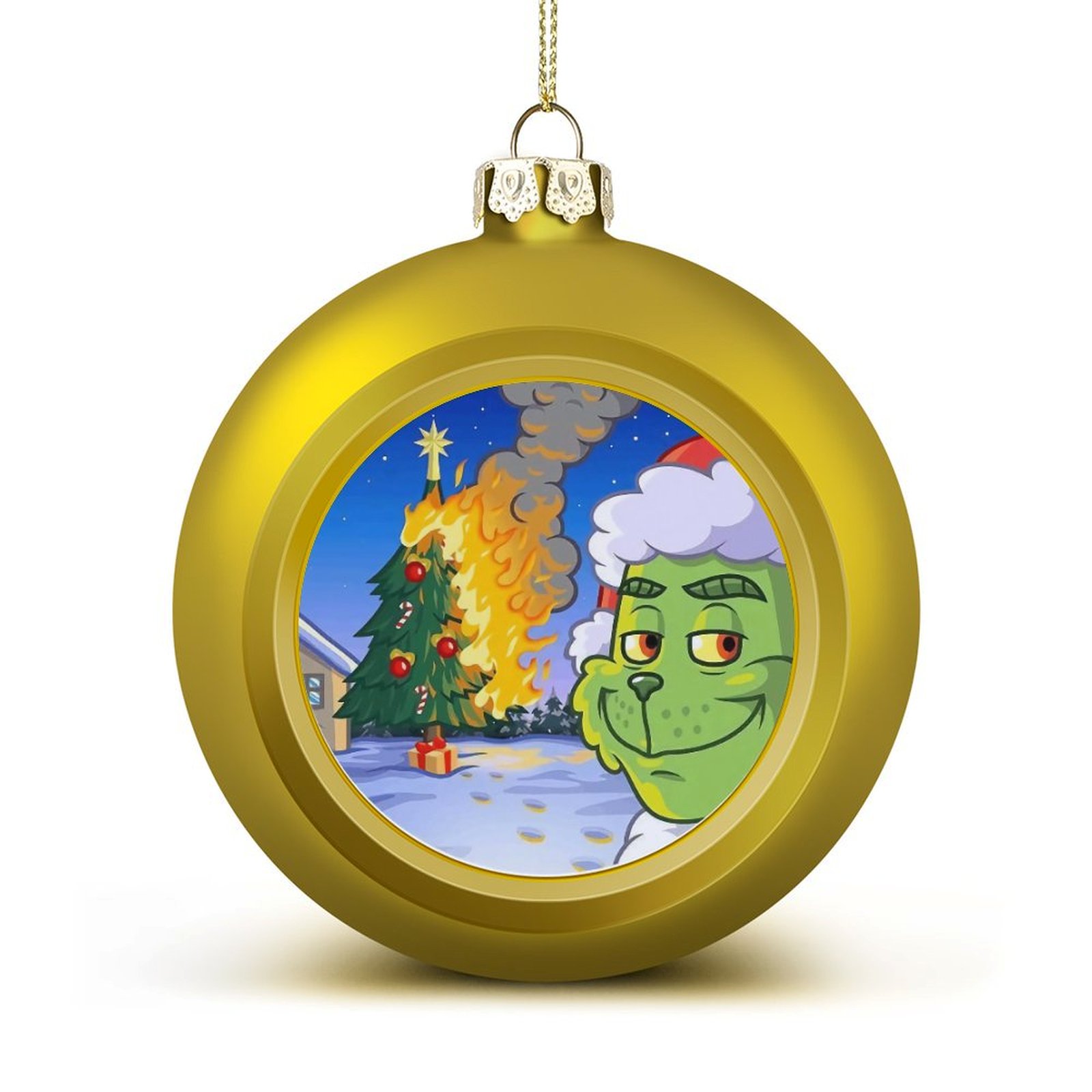 Christmas Grinch Christmas Ball Ornaments for Tree,Red and Green ...