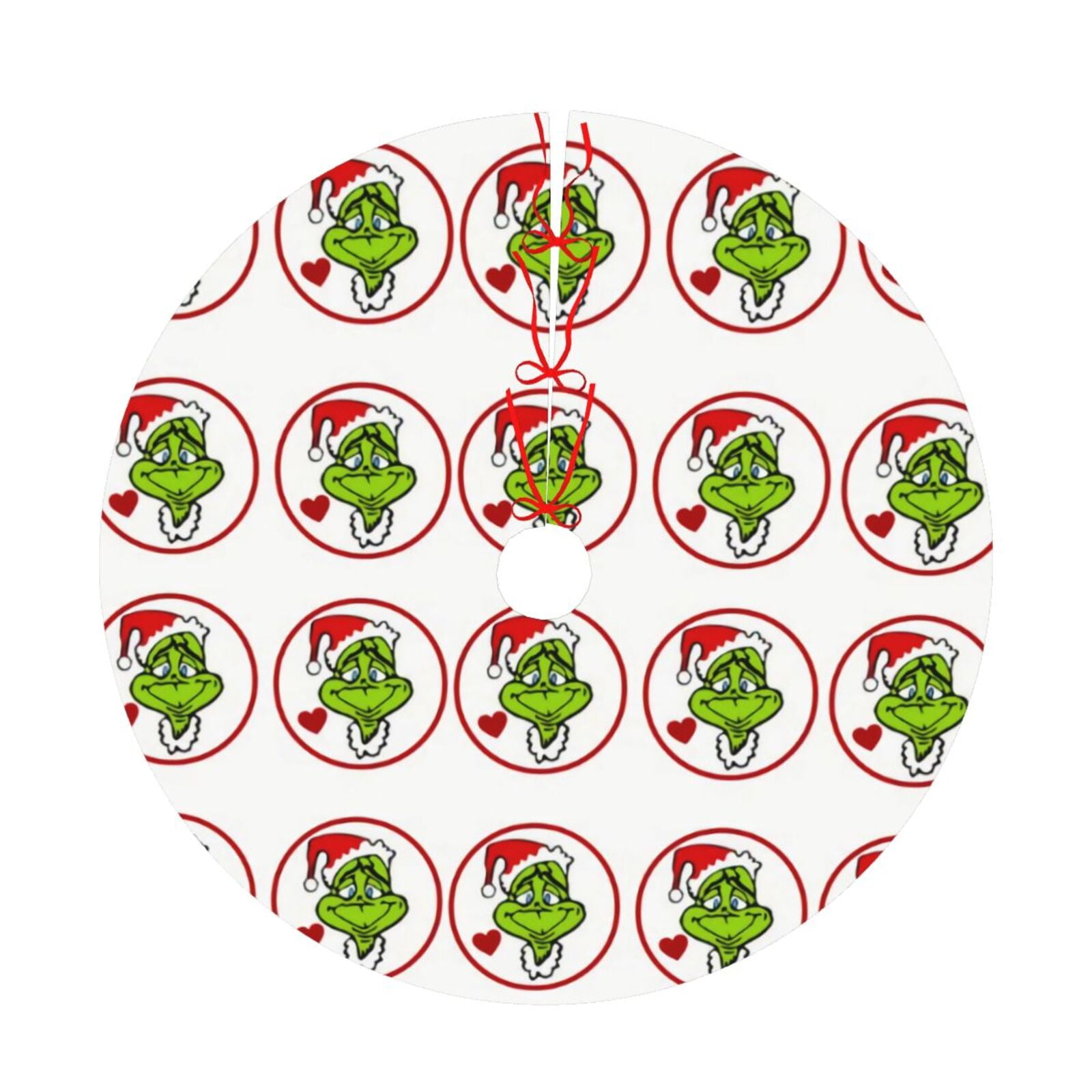 Christmas Grinch Christmas Tree Skirt 48 Inch,Soft and Funny Merry ...