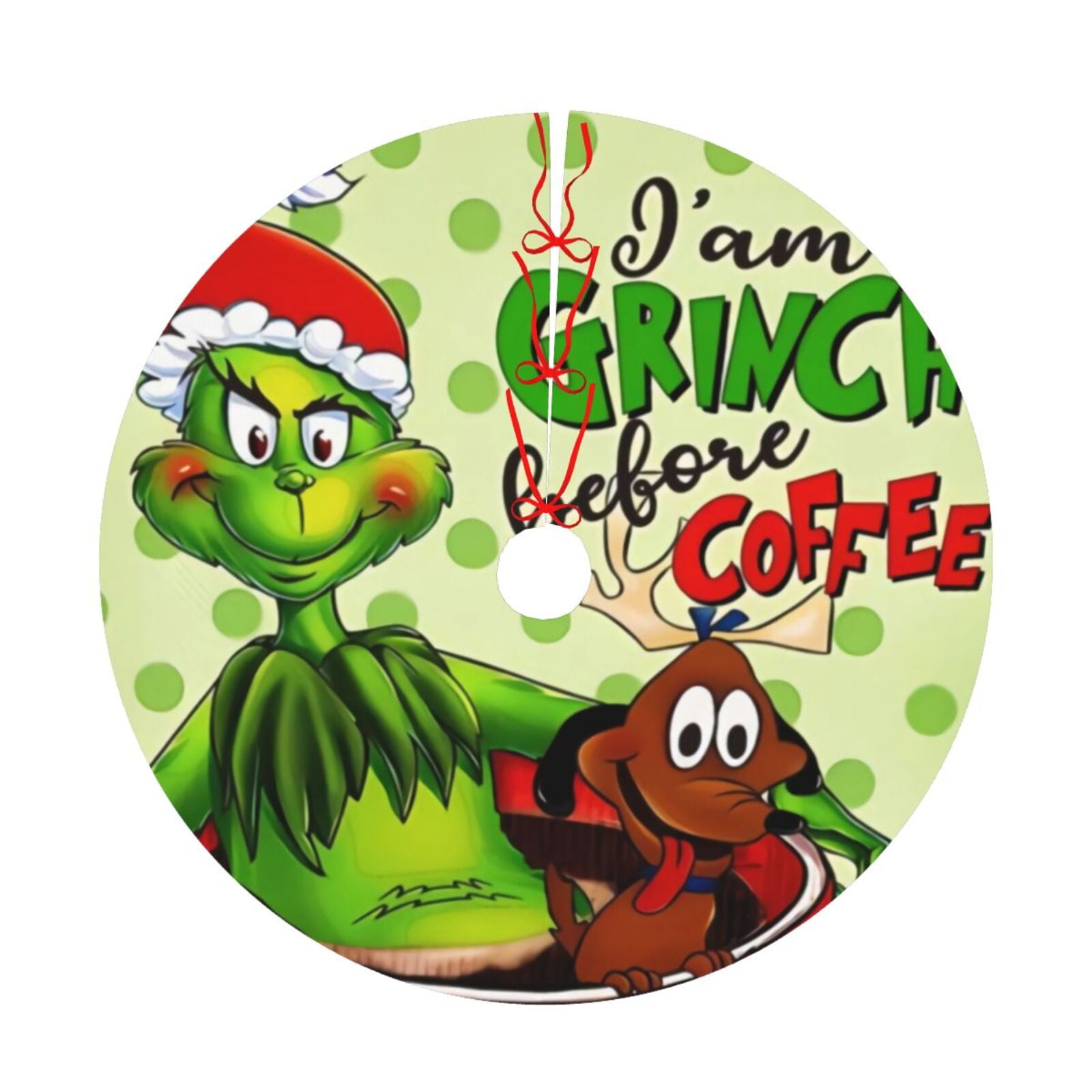 Christmas Grinch Christmas Tree Skirt Xmas Tree Mat Christmas Tree ...