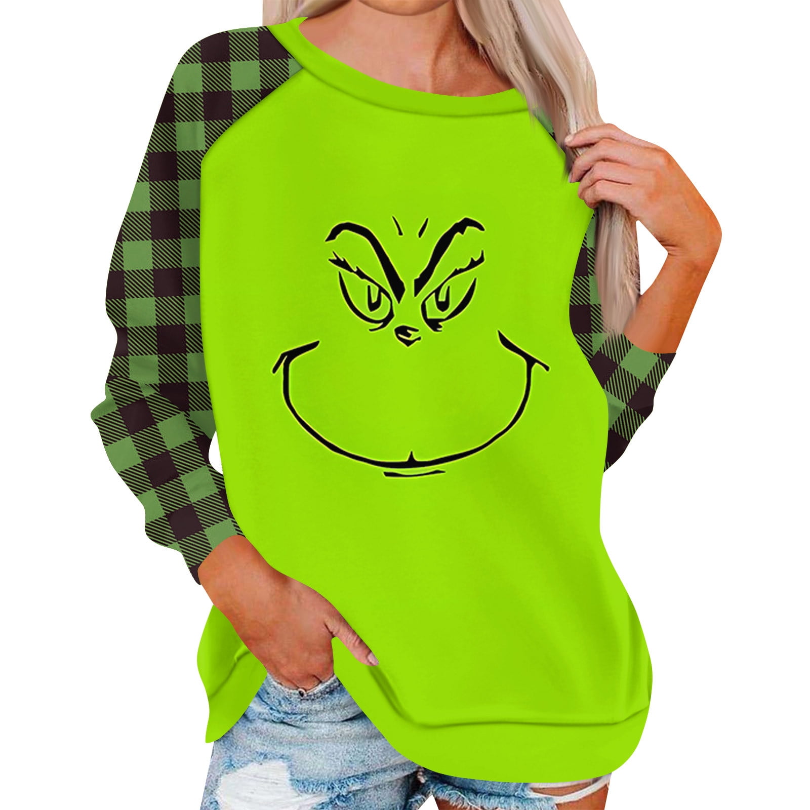 𝑮𝒓𝒊𝒏𝒄𝒉𝒔 Christmas Grinch Costume Shirt for Women, Grinch Women ...