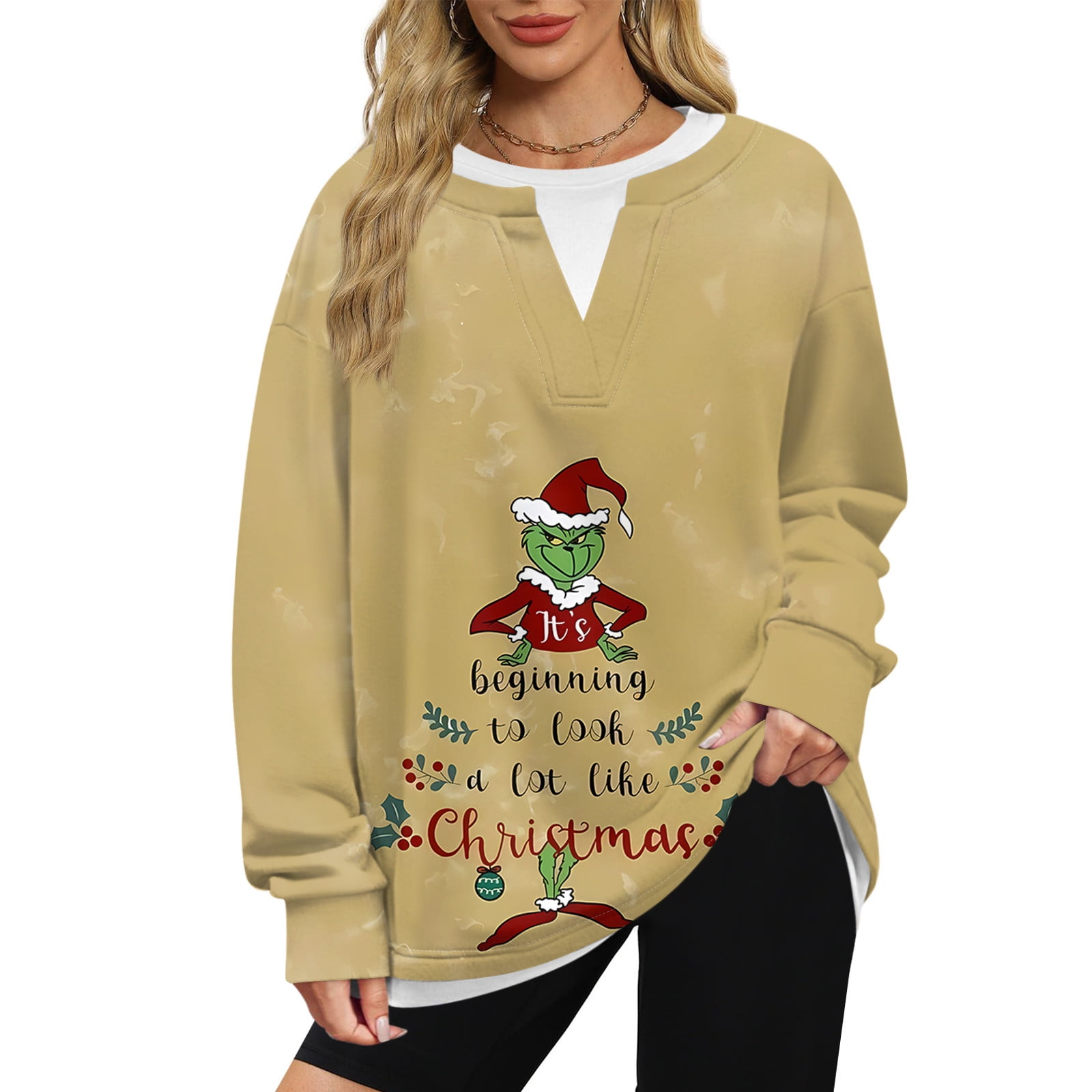 𝑮𝒓𝒊𝒏𝒄𝒉𝒔 Christmas Grinch Costume Shirt for Women, Grinch Women ...