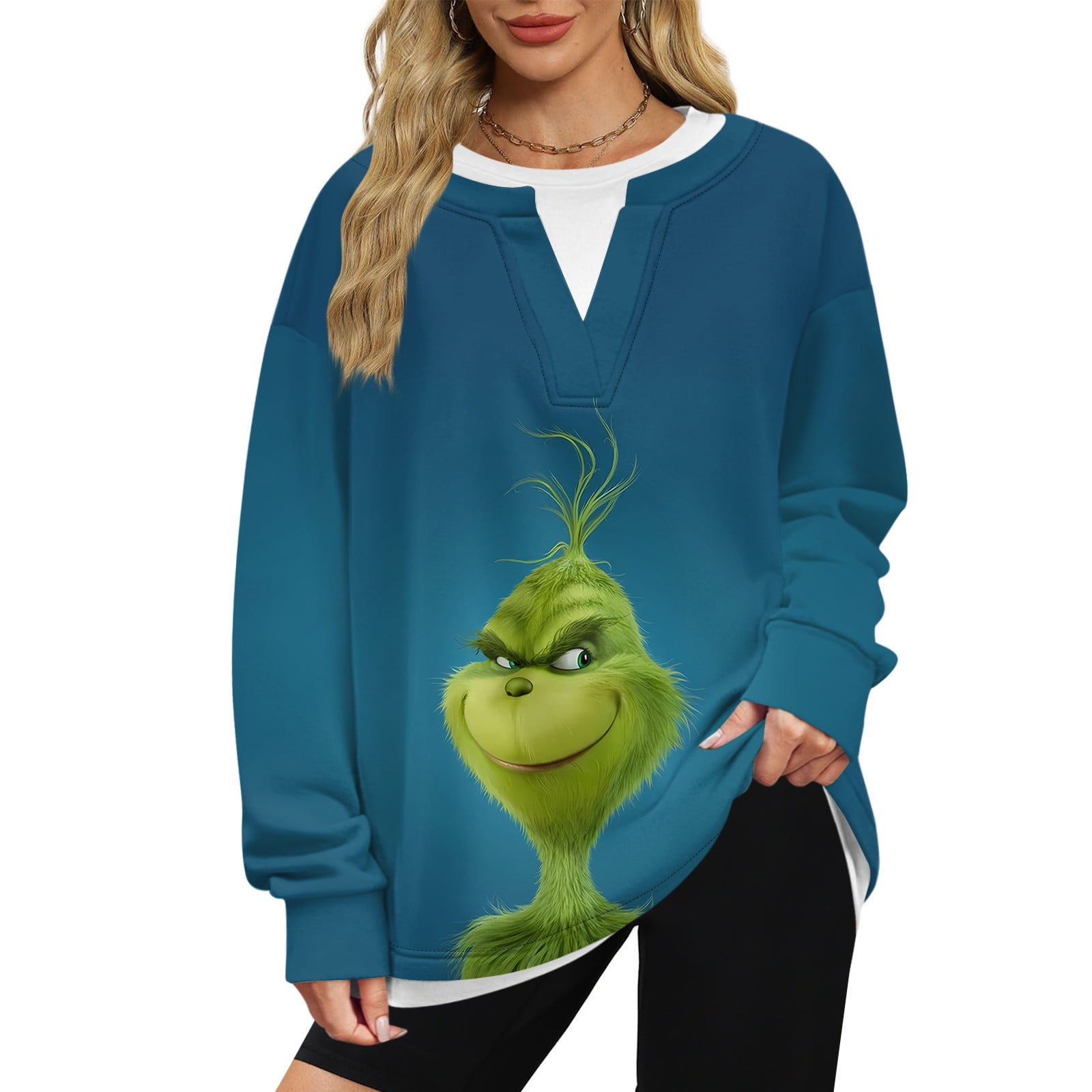 𝑮𝒓𝒊𝒏𝒄𝒉𝒔 Christmas Grinch Costume Shirt for Women, Grinch Women ...