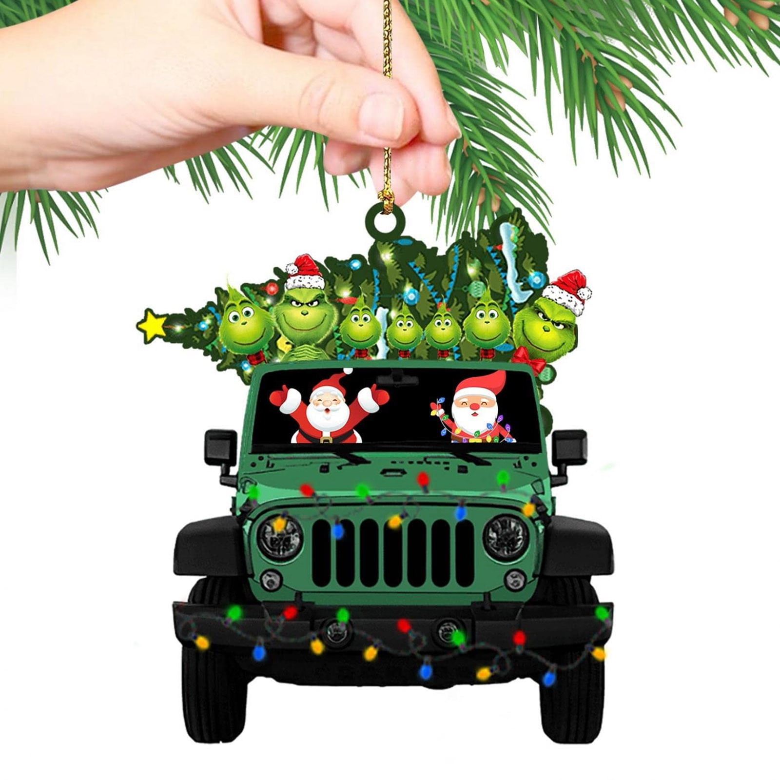 Christmas Grinch Decoration,Grinch-Pendant Christmas Ornaments Acrylic ...