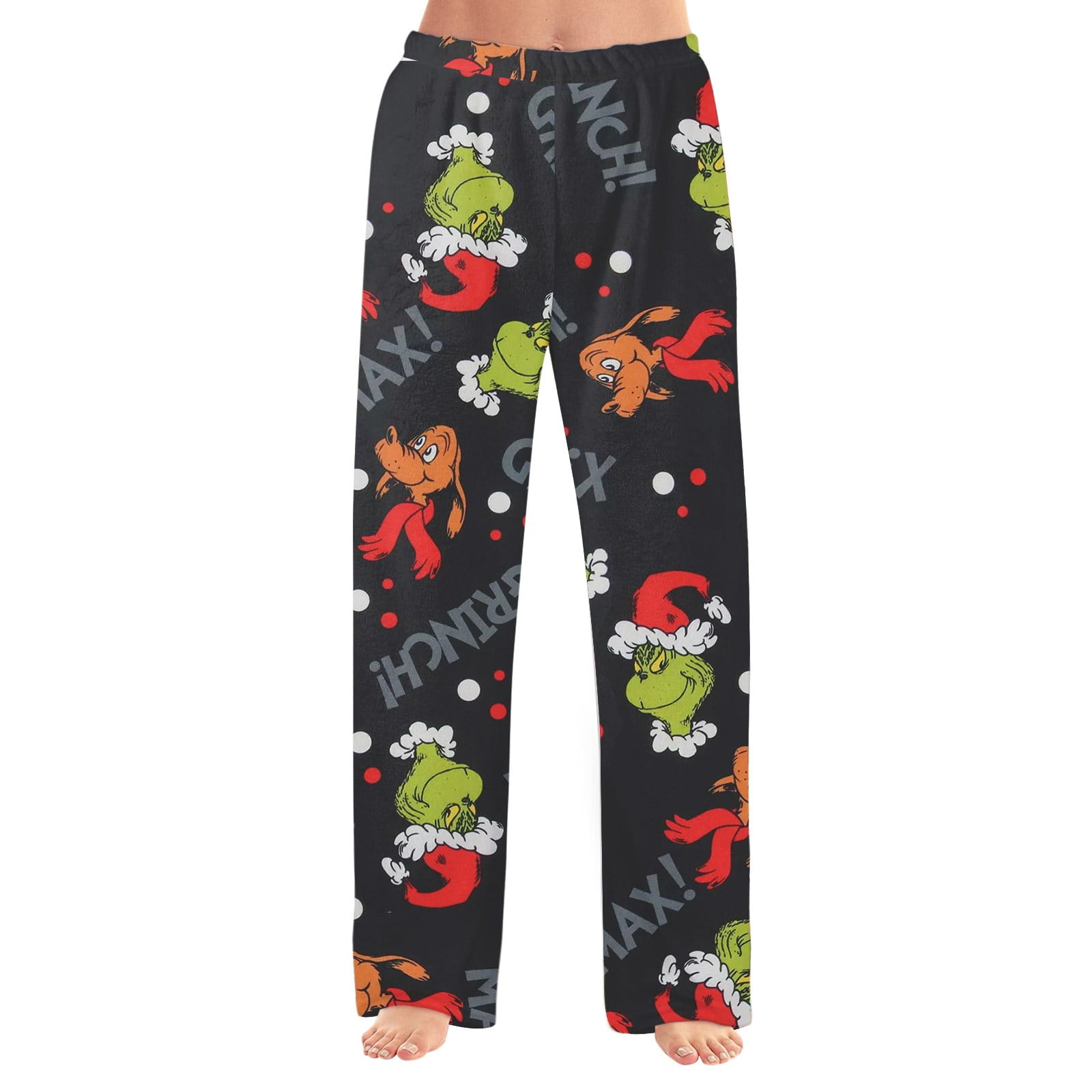 Christmas Grinch Decoration pajamas Festive Holiday Pajama Pants for ...