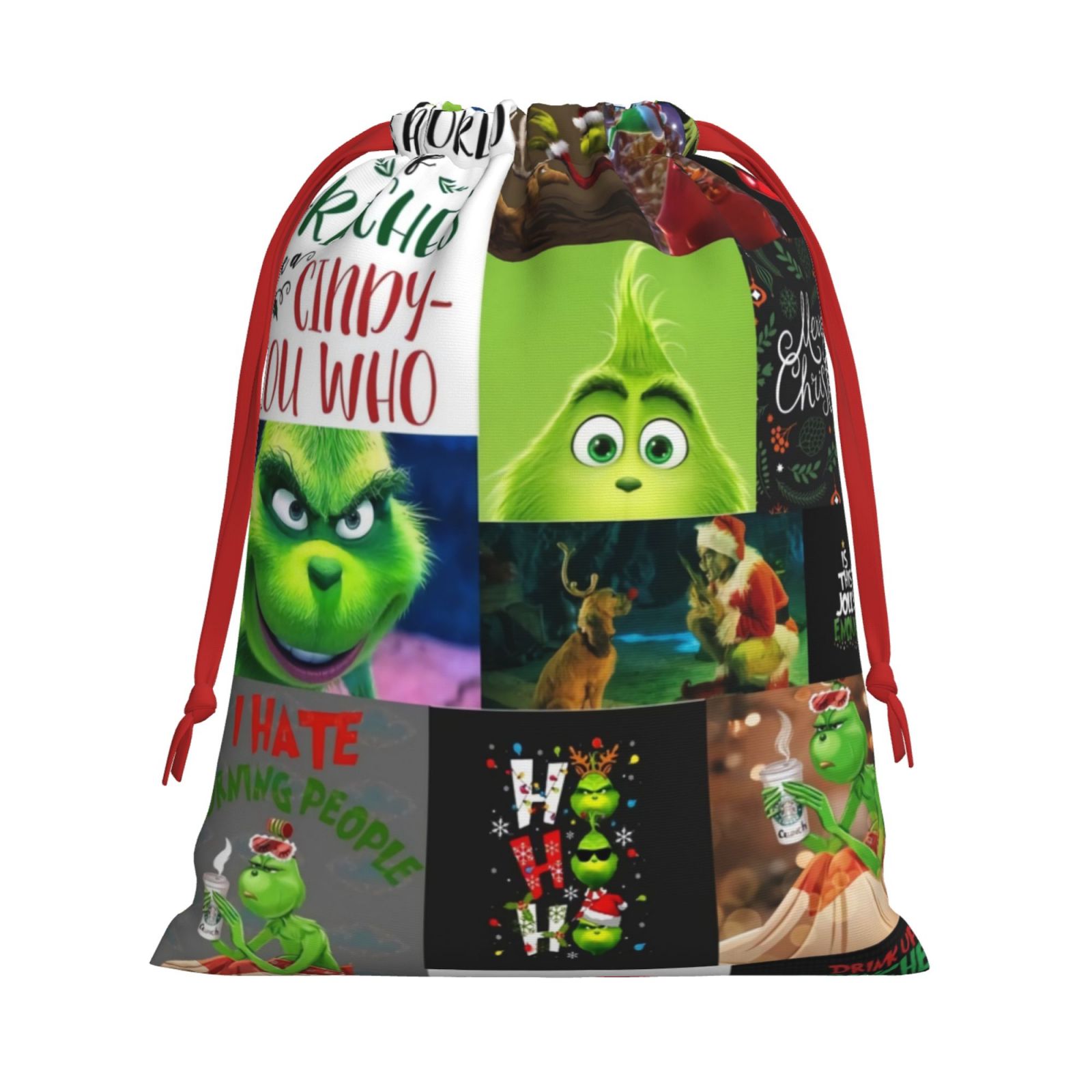 Christmas Grinch Drawstring Bag For Kids Adults Gifts Drawstring ...