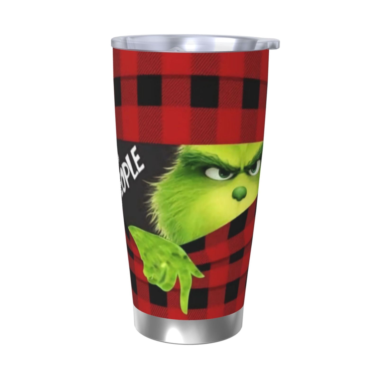 Christmas Grinch Ew People Kids Water Bottle with Straw Lid,Insulated ...