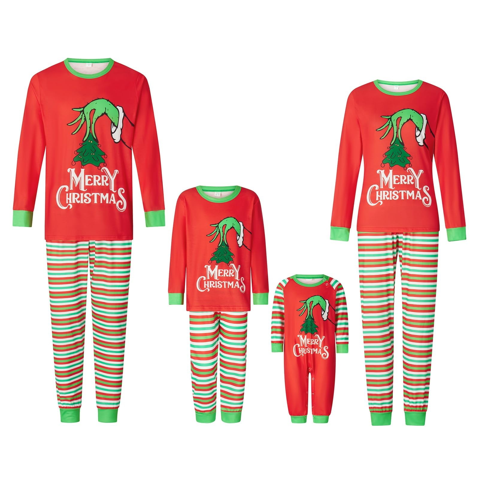 Christmas Grinćh Family Matching Pajamas Sets 2025, Christmas Grinćh ...