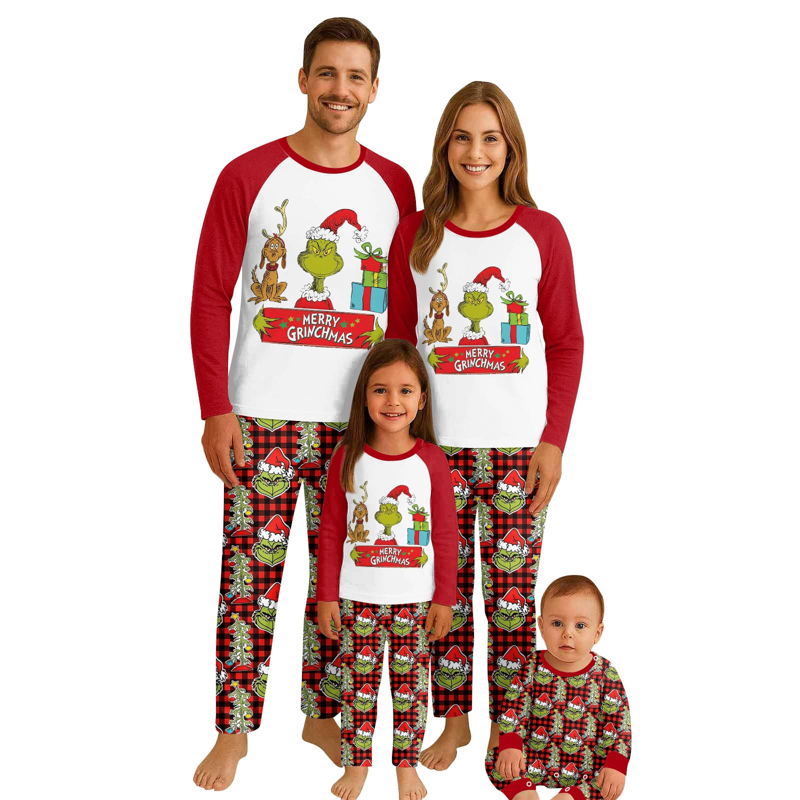 Christmas Grinćh Family Matching Pajamas Sets, Grinćh Print Sets ...