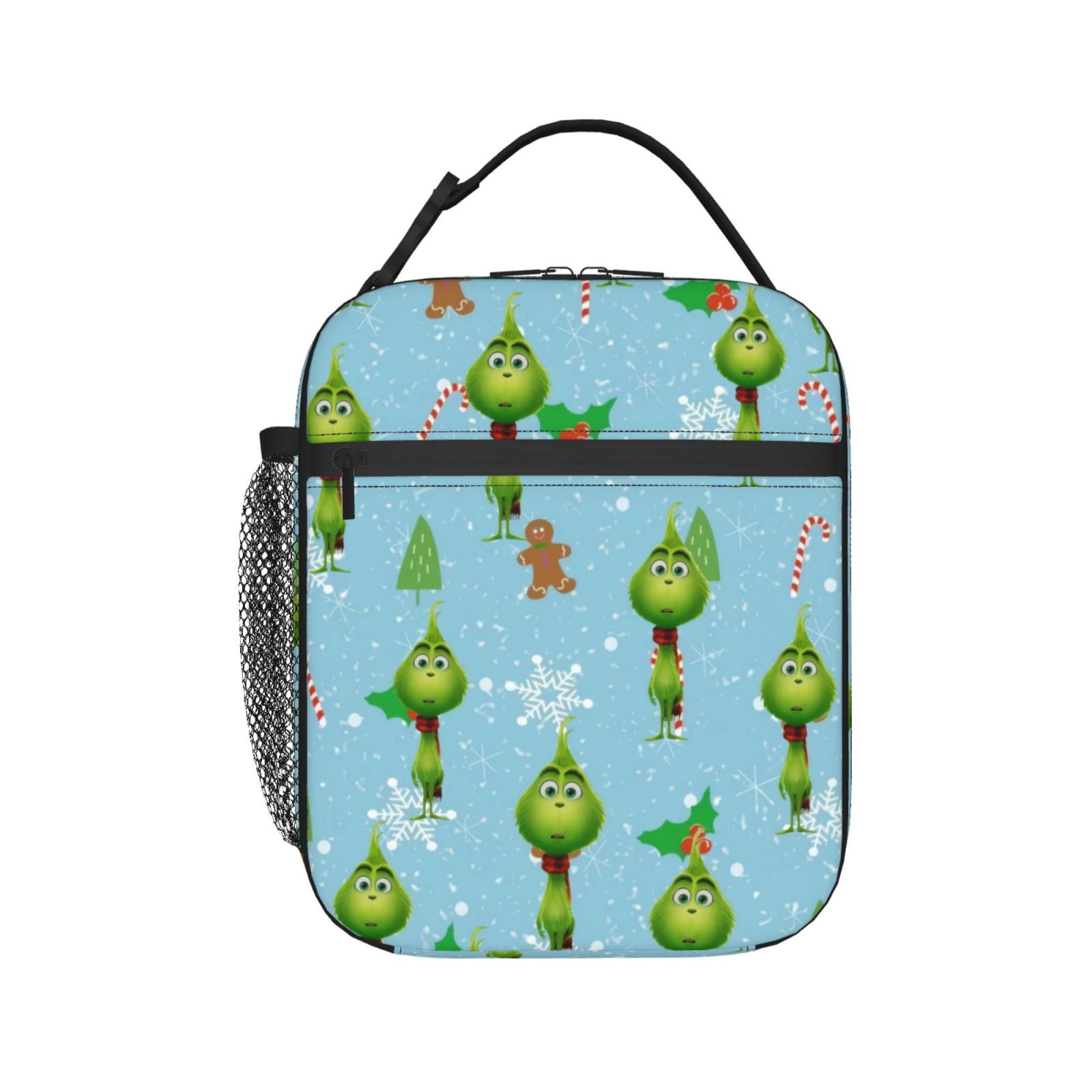 Christmas Grinch Gingerbread Man Lunch Box for Men/Women,Insulated ...
