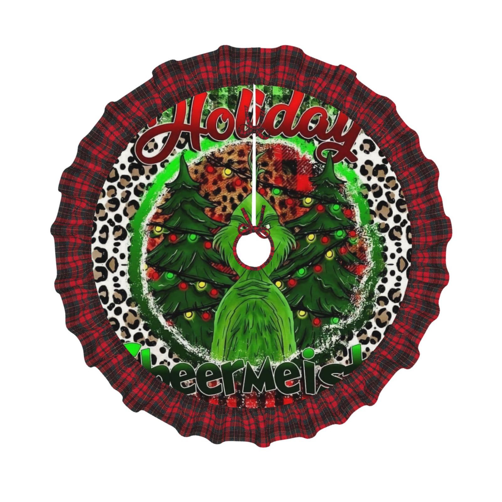 Christmas Grinch Holiday Cheermeister Christmas Tree Skirt,30 Inch Red ...