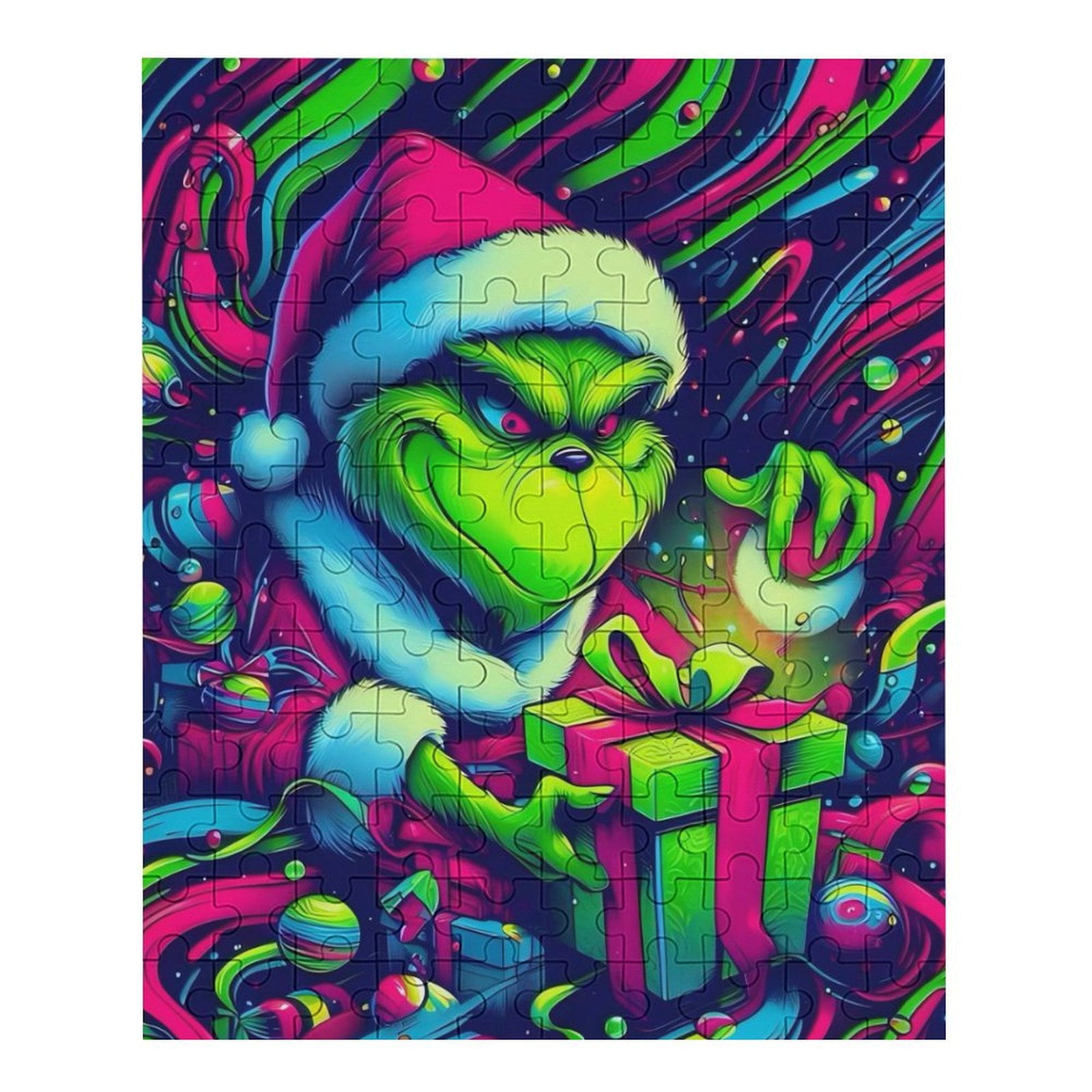 Christmas Grinch Jigsaw Puzzles for Kids Ages 6-16 Children Educational ...