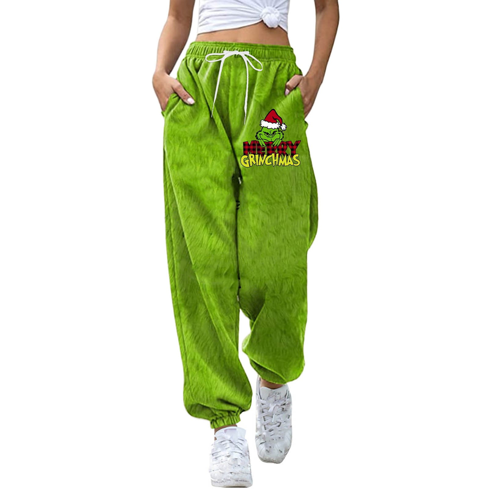 Onlypjs Christmas Griinch Pajamas for Women, Fuzzy Christmas Pajama ...