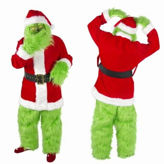 Christmas, Grinch , Santa Claus sets, Cosplay Masquerade Costume, Plush ...